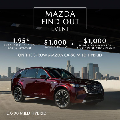 2025 Mazda CX-90 Mild Hybrid Inline 6 Turbo AWD 3-row SUV | Mazda Canada